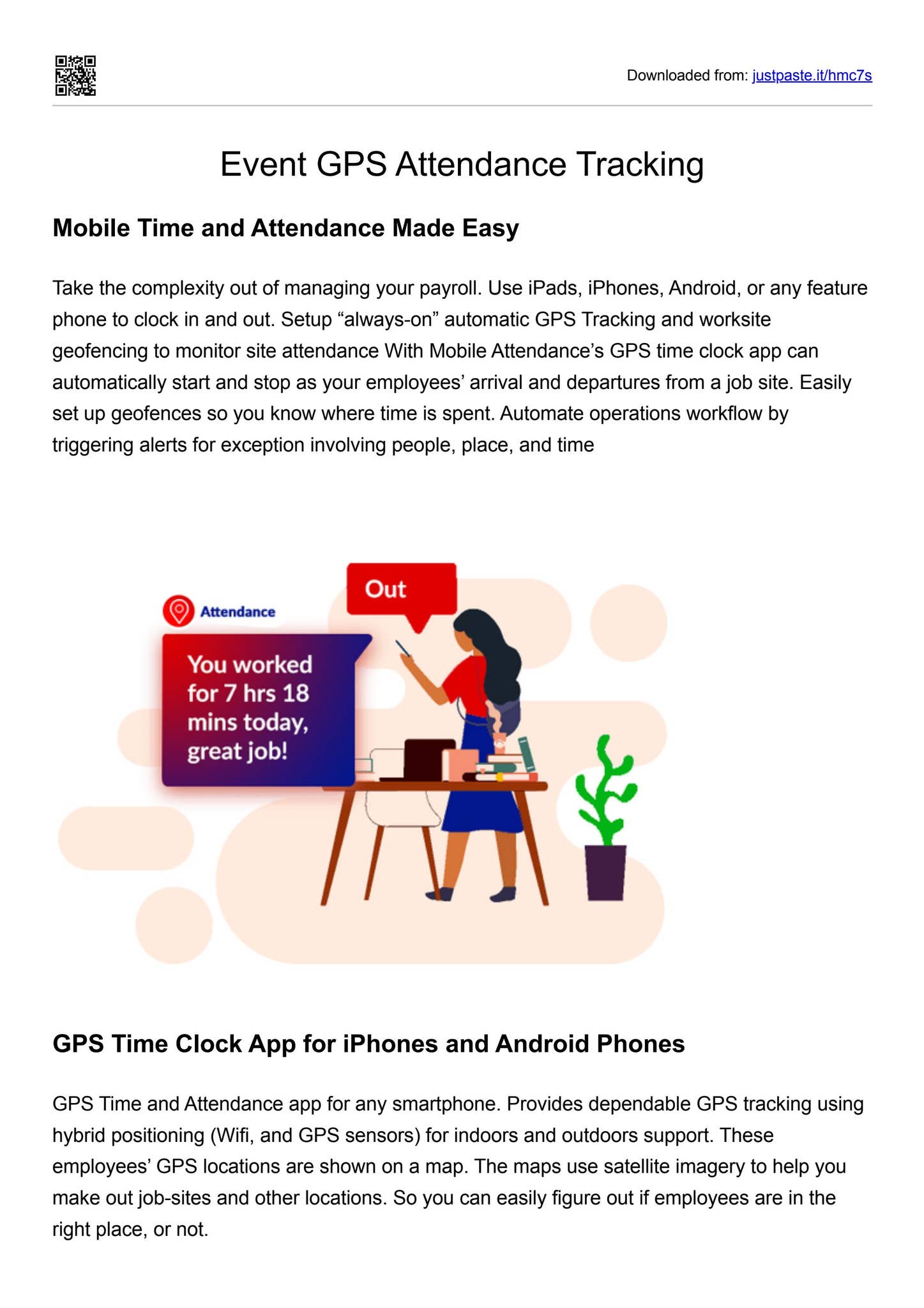 Event GPS Attendance Tracking by Mobile Time Attendance - Issuu