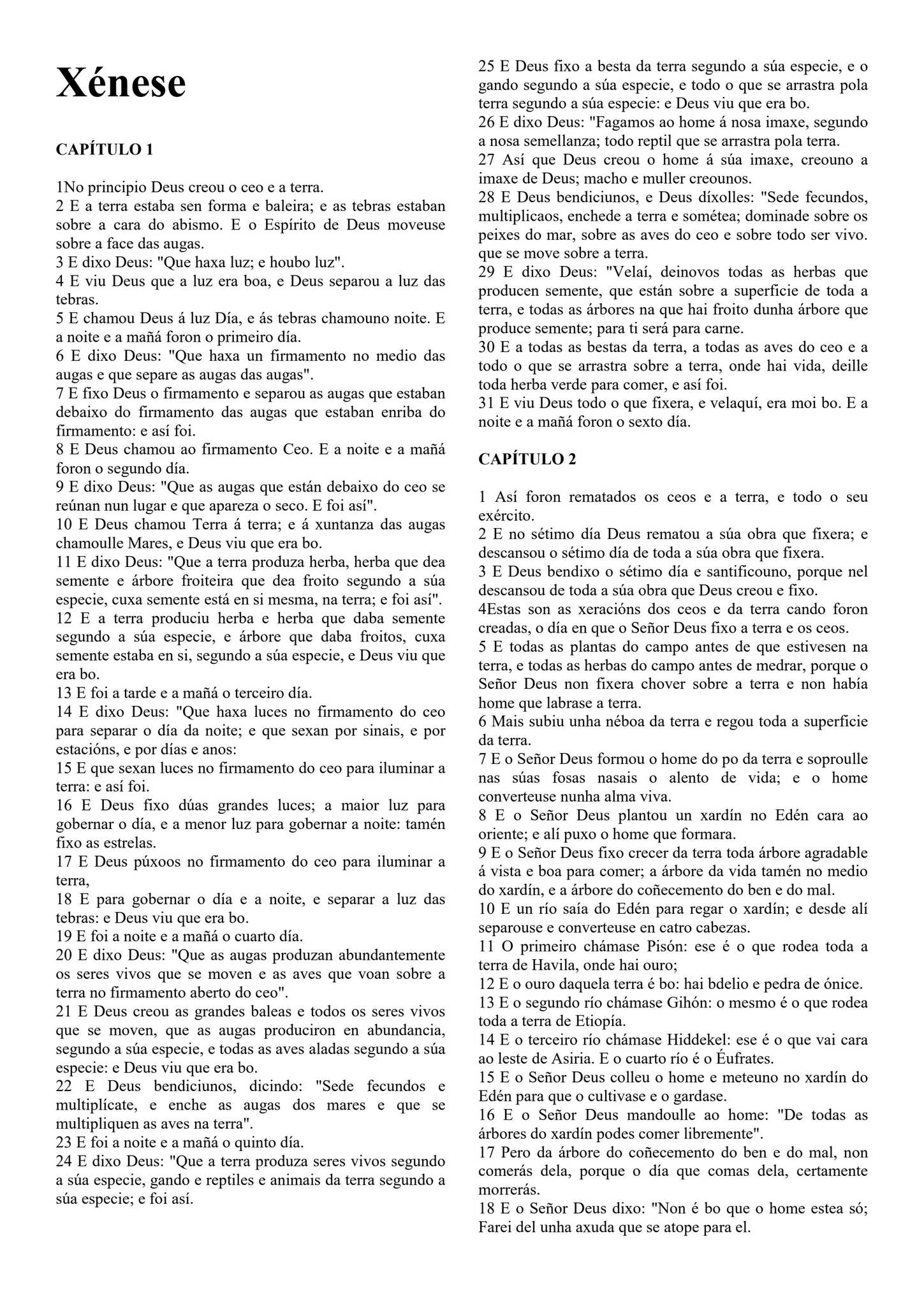 Galician - The Book of Genesis by Filipino Tracts and Literature ...