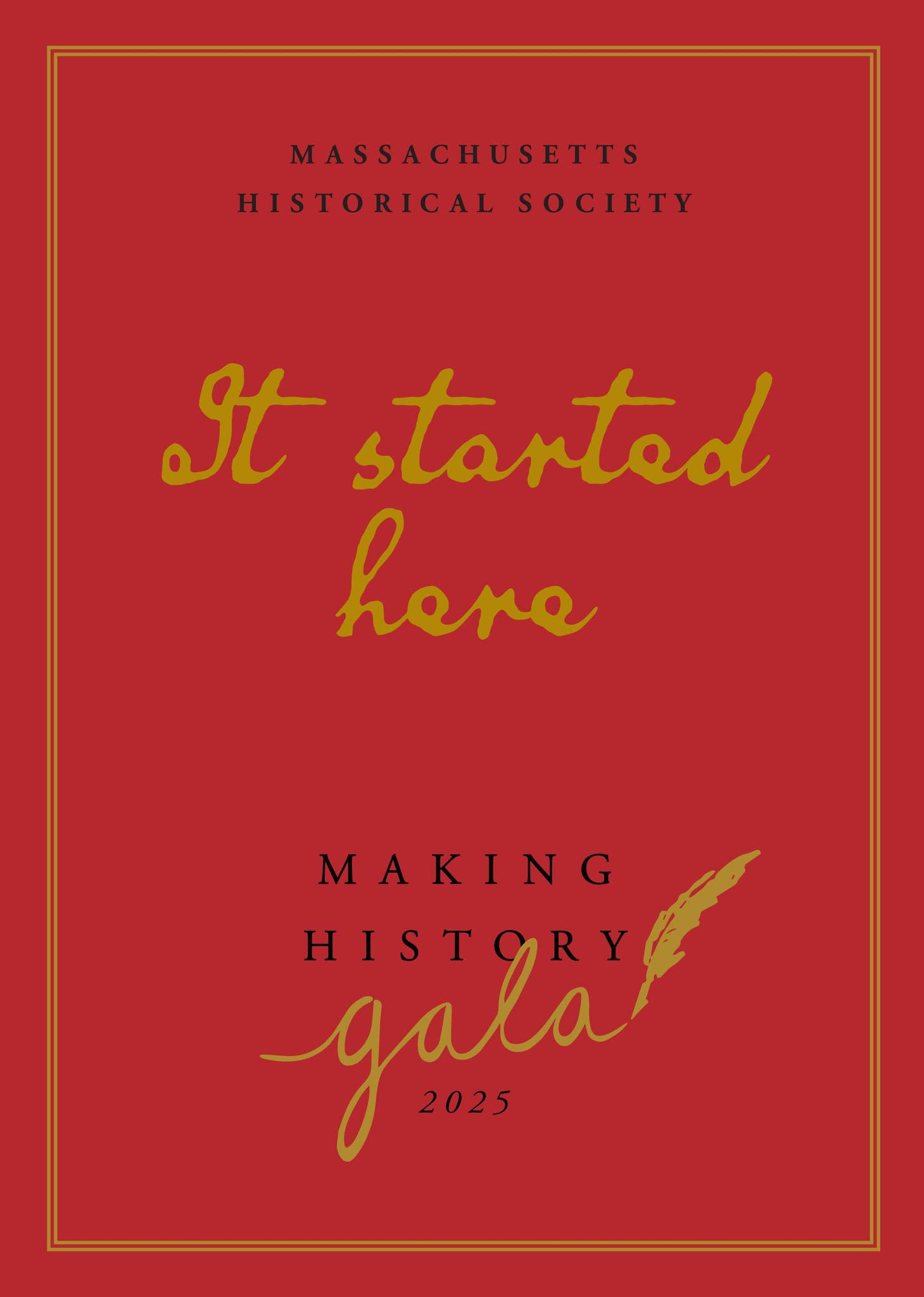 Making History Gala 2025 by Massachusetts Historical Society - Issuu