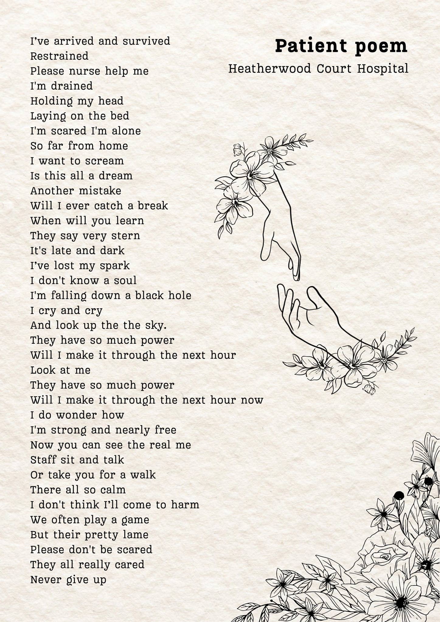 Patient Poem Heatherwood Court Hospital by Iris Care Group - Issuu