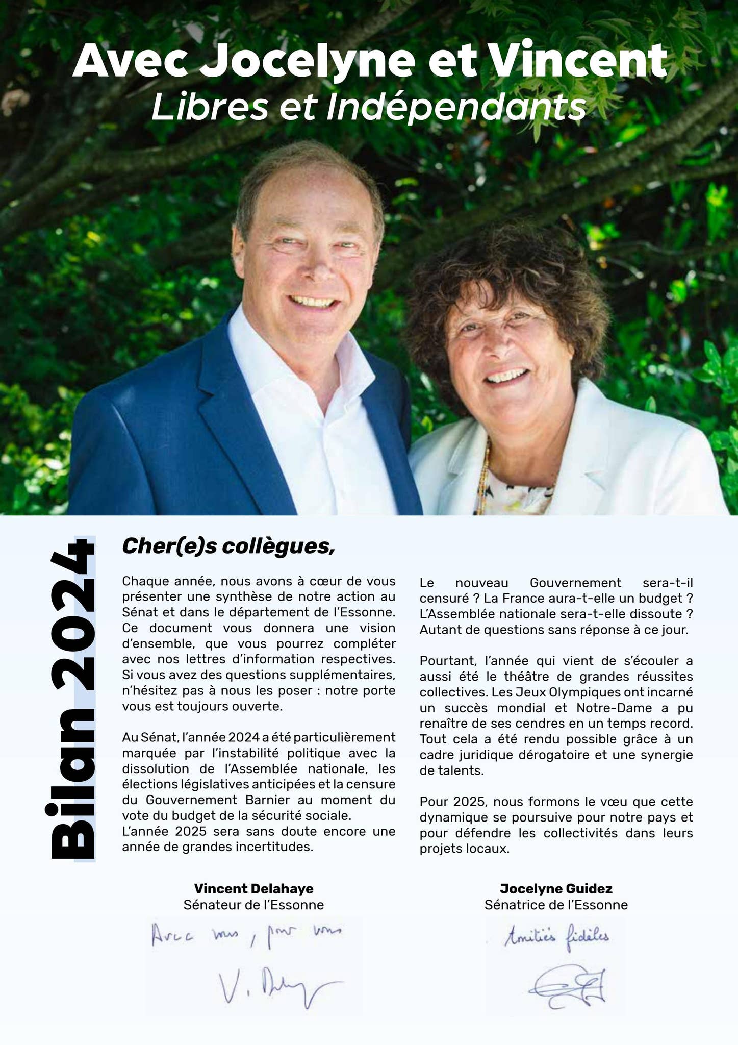 Bilan 2024 - Vincent Delahaye & Jocelyne Guidez by fanny.duru - Issuu