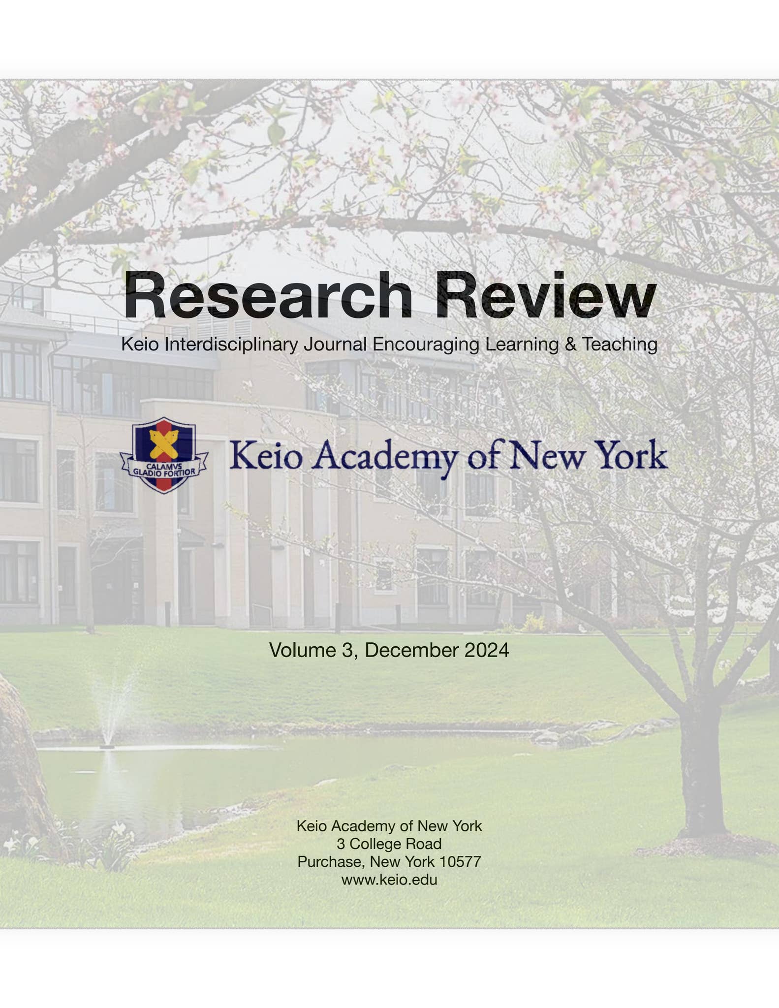 Keio Academy of New York Research Review Vol.3 by KeioAcademy of New ...