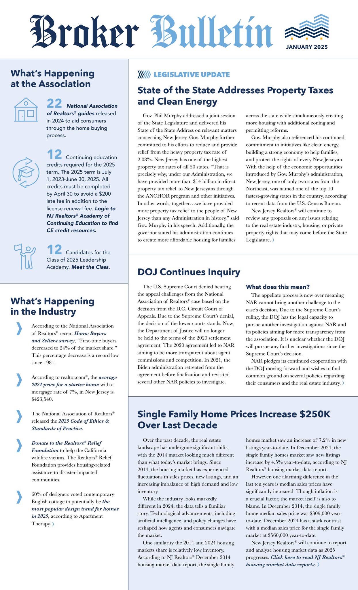 January Broker Bulletin by New Jersey Realtor® - Issuu