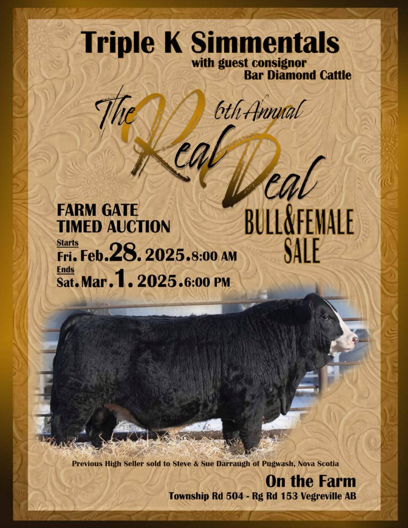 6th Annual The Real Deal Bull & Female Sale 2025 by Cattlepics.com - Issuu