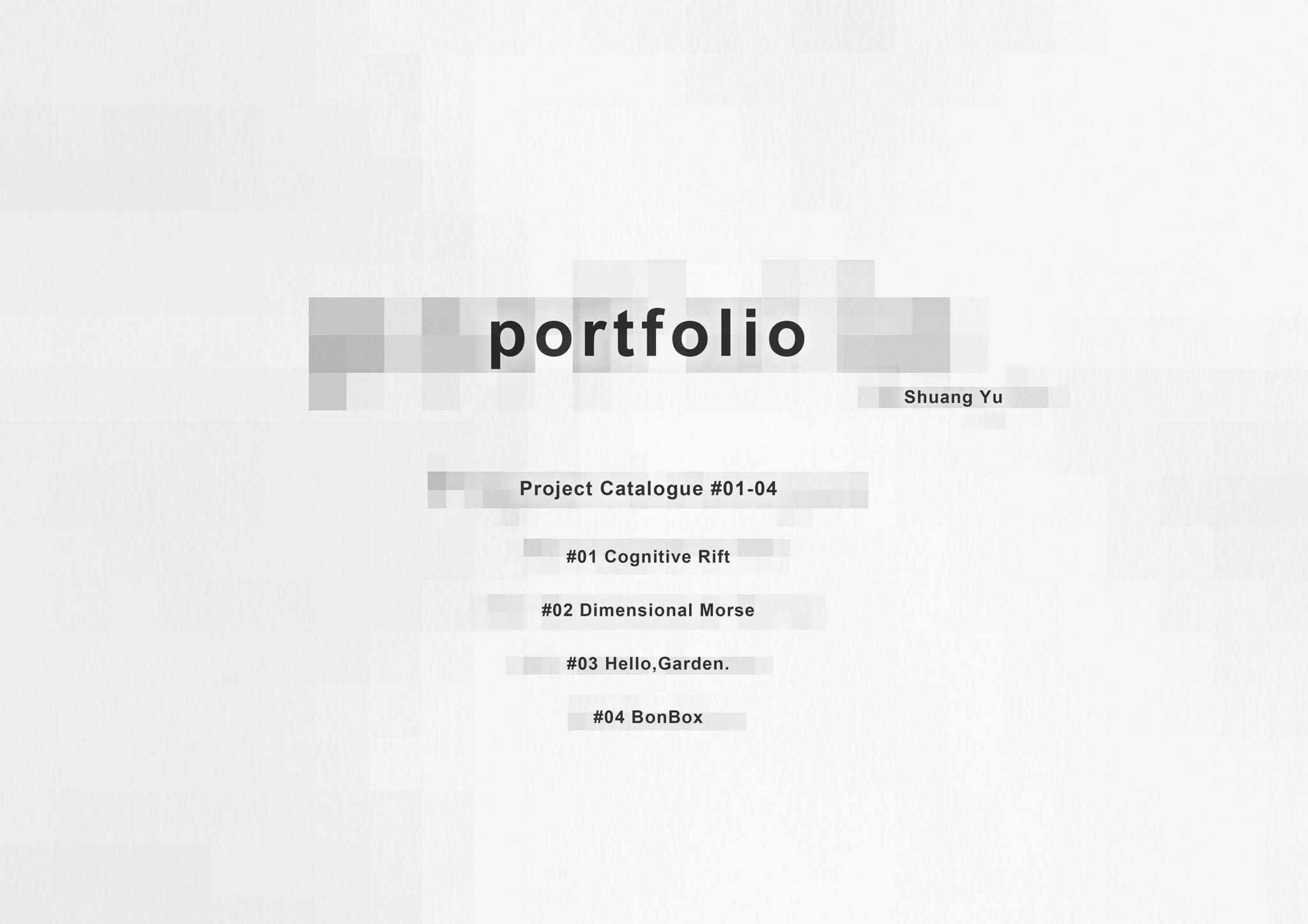 Portfolio for UCL Design for Performance & Interaction MArch by ...