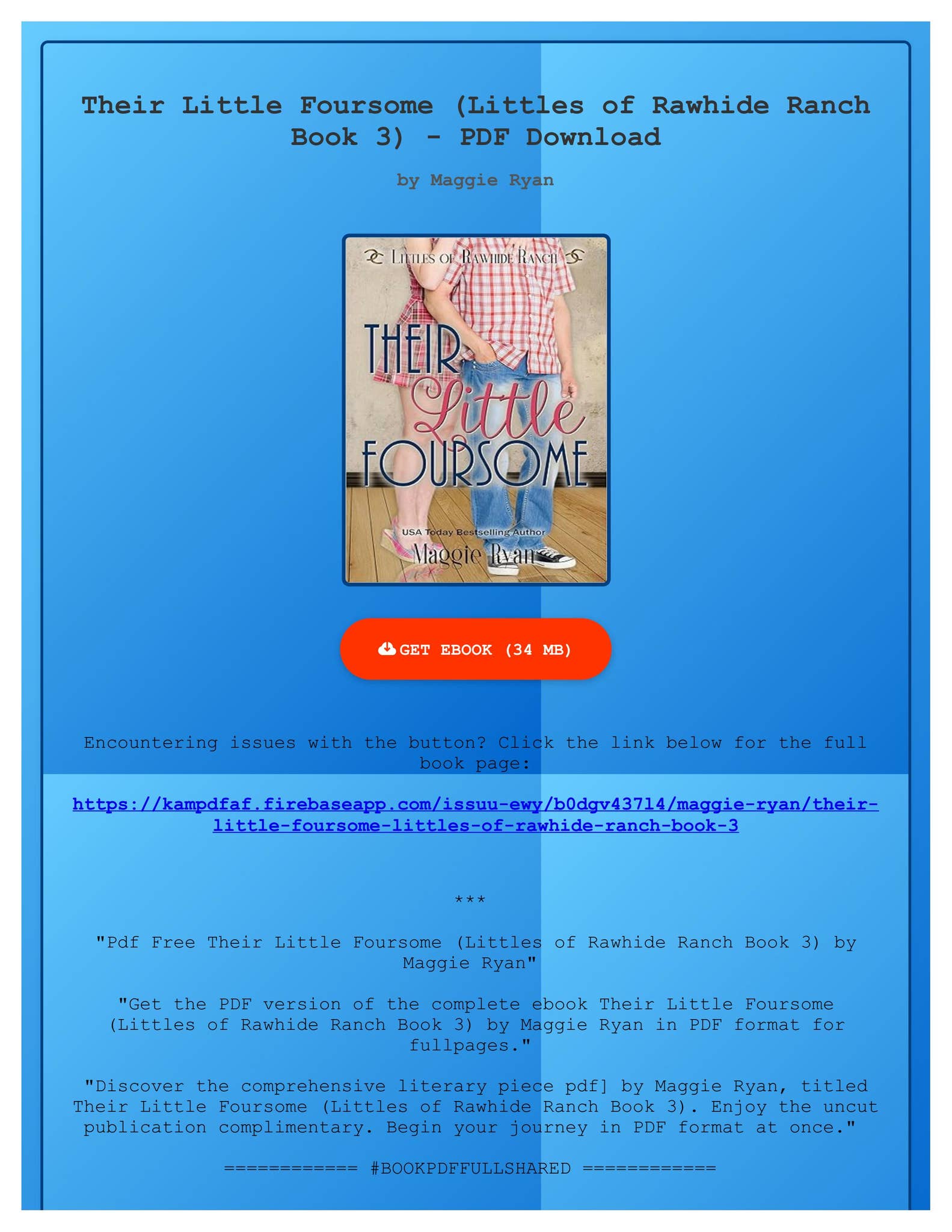 Pdf Free Their Little Foursome (Littles of Rawhide Ranch Book 3) by ...