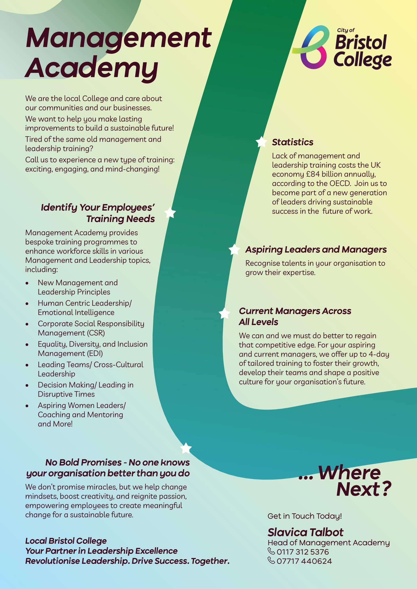 Management Academy Leaflet by cobcollege - Issuu