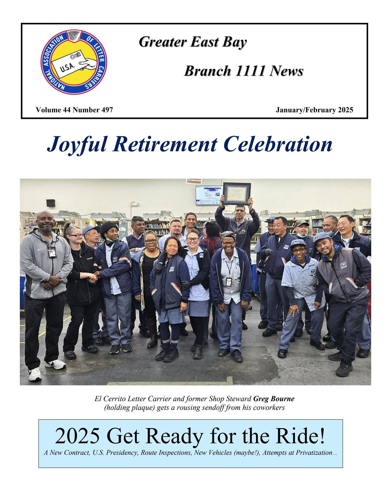 Joyful Retirement Celebration by NALC Branch 1111 - Issuu