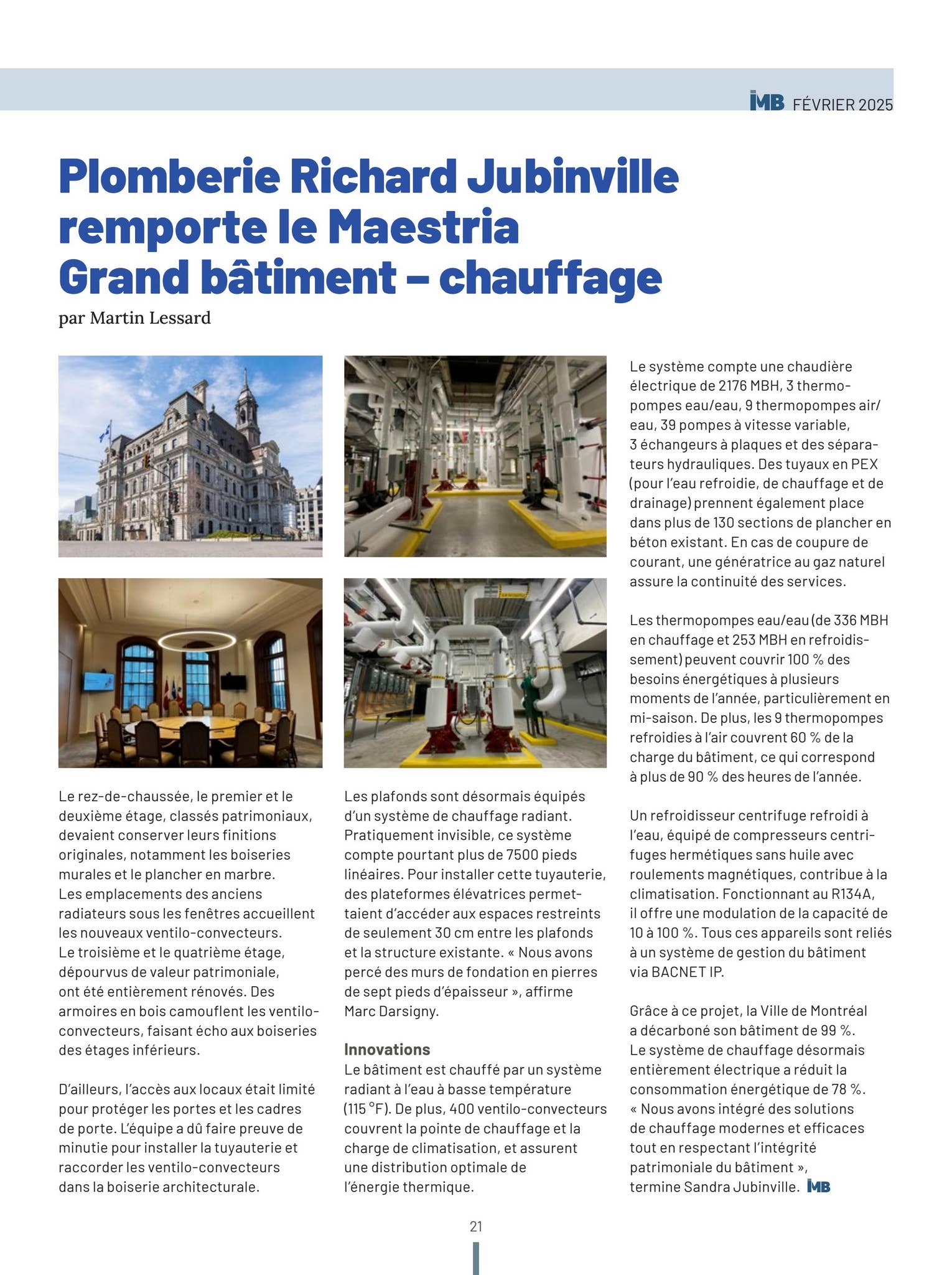 Revue IMB | vol. 40, n° 1 | Février 2025 by CMMTQ - Issuu
