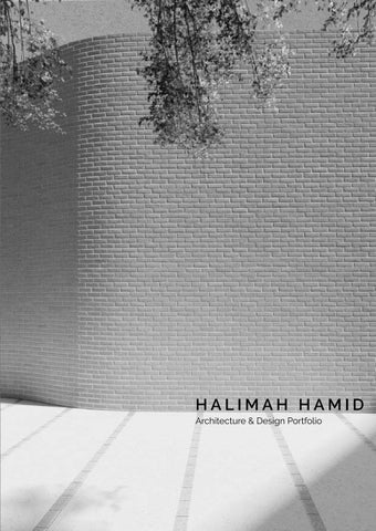 Architecture & Design Portfolio by Halimah Hamid - Issuu