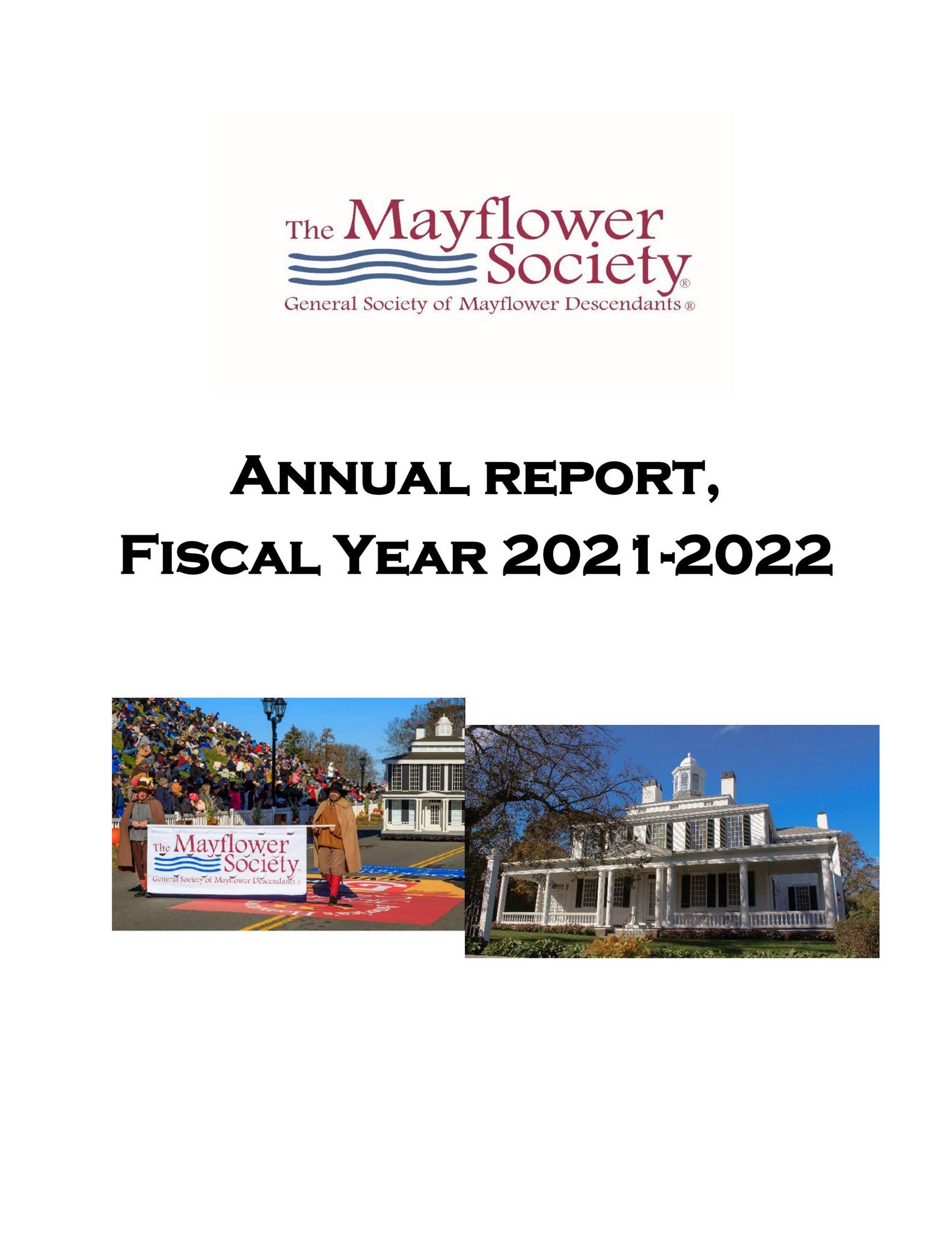 Annual-Report 2021-2022 by The Mayflower Society - Issuu