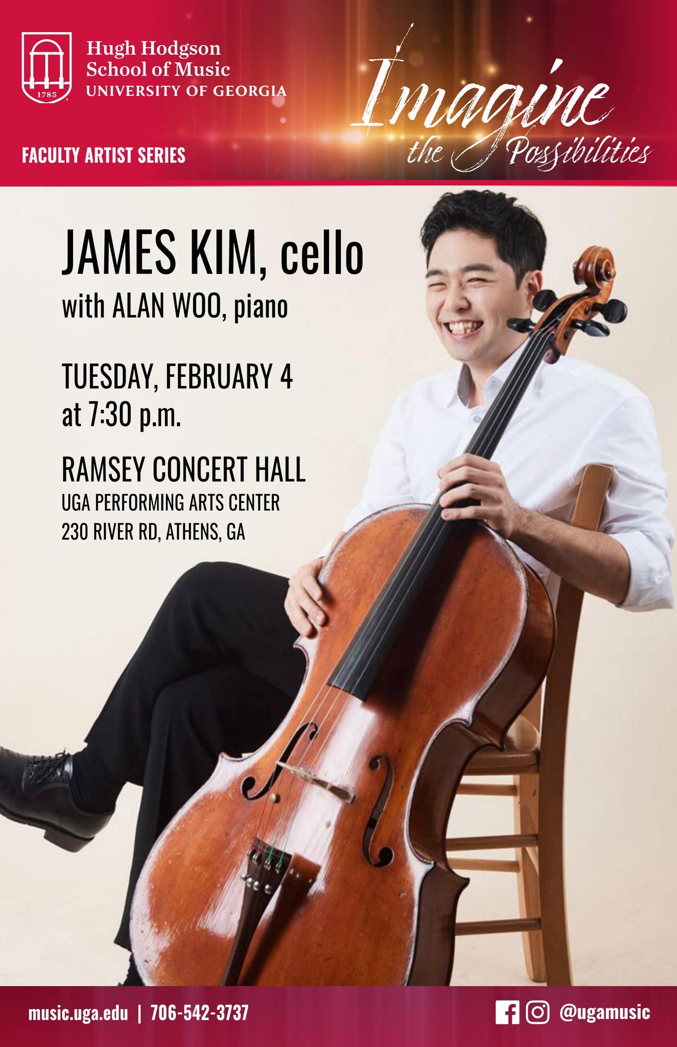 Faculty Artist Series: James Kim, cello by ugamusic - Issuu