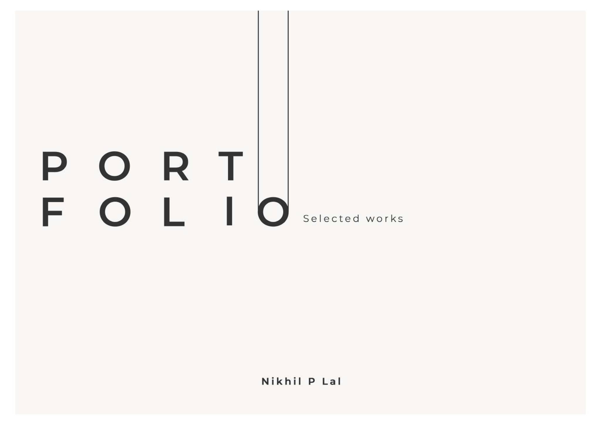 NIKHIL PULICKEL LAL PORTFOLIO by Nikhil P lal - Issuu