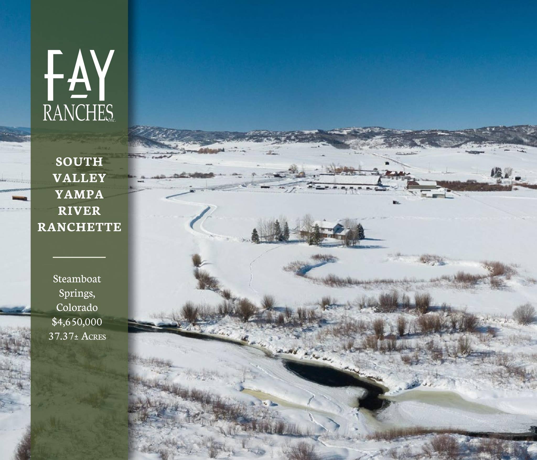SOLD: South Valley Yampa River Ranchette | Fay Ranches by Fay Ranches ...