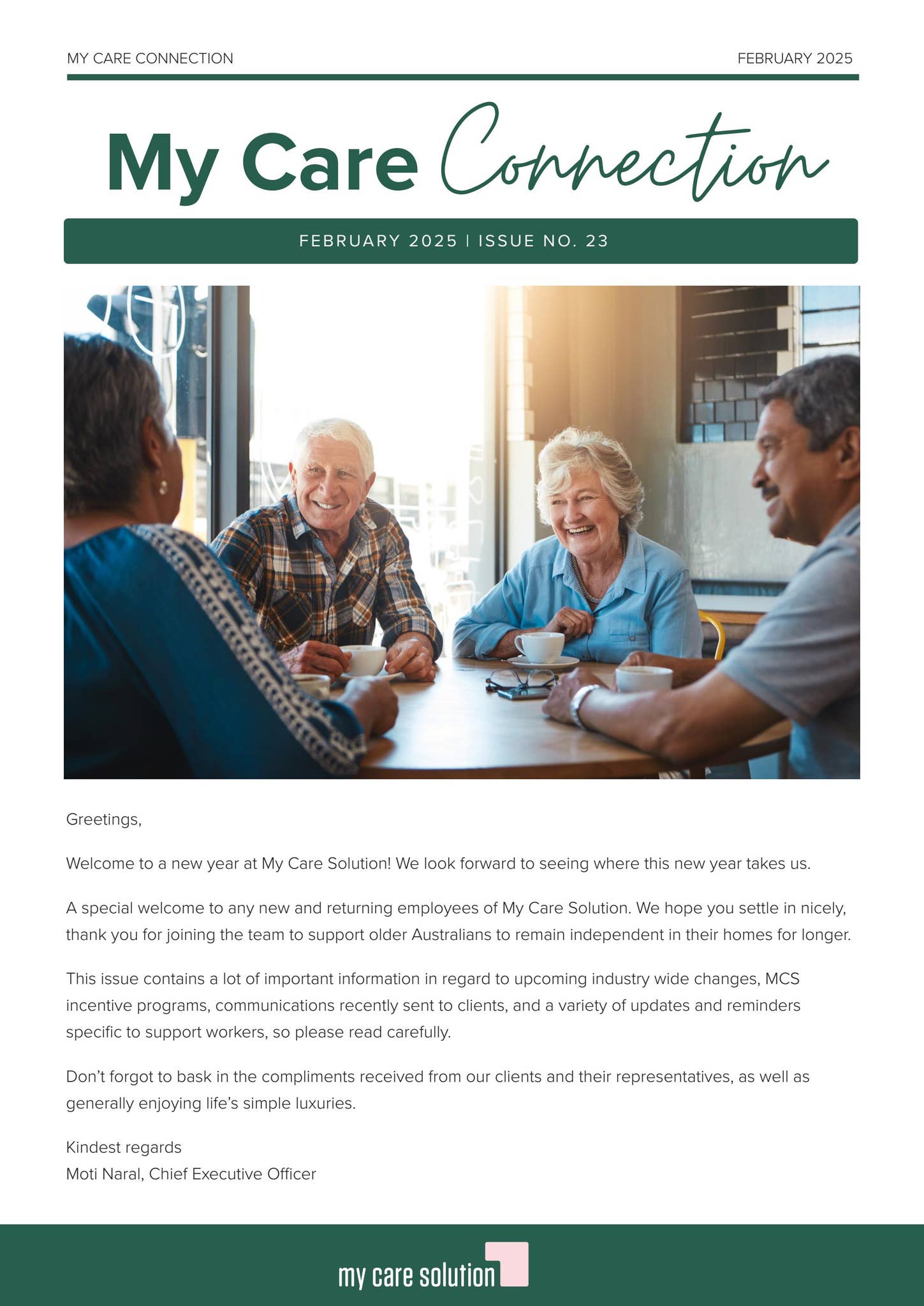 My Care Connection | February 2025 | Issue 23 by MyCareSolutionAU - Issuu