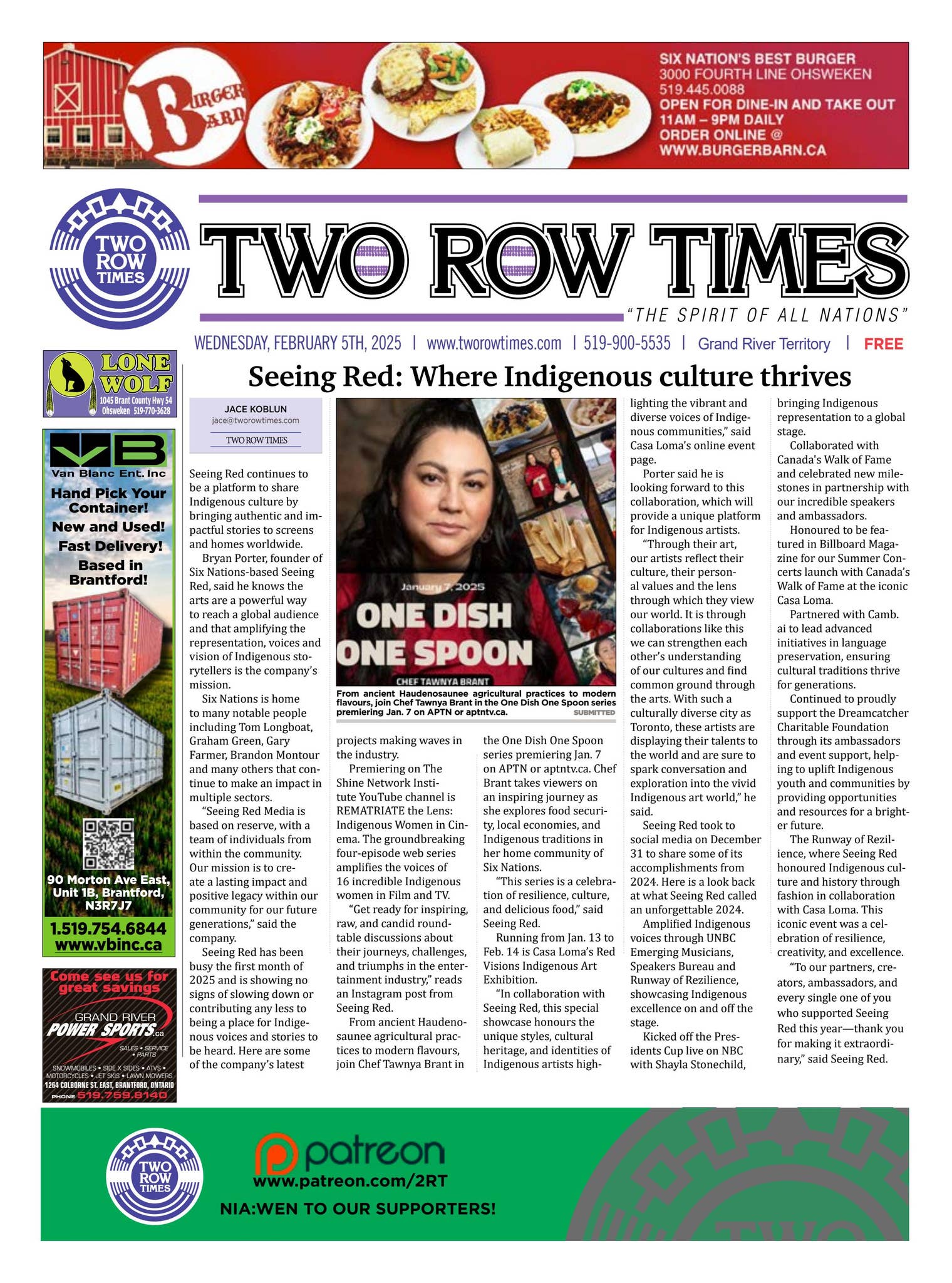 Two Row Times, February 5th, 2025 by Two Row Times - Issuu