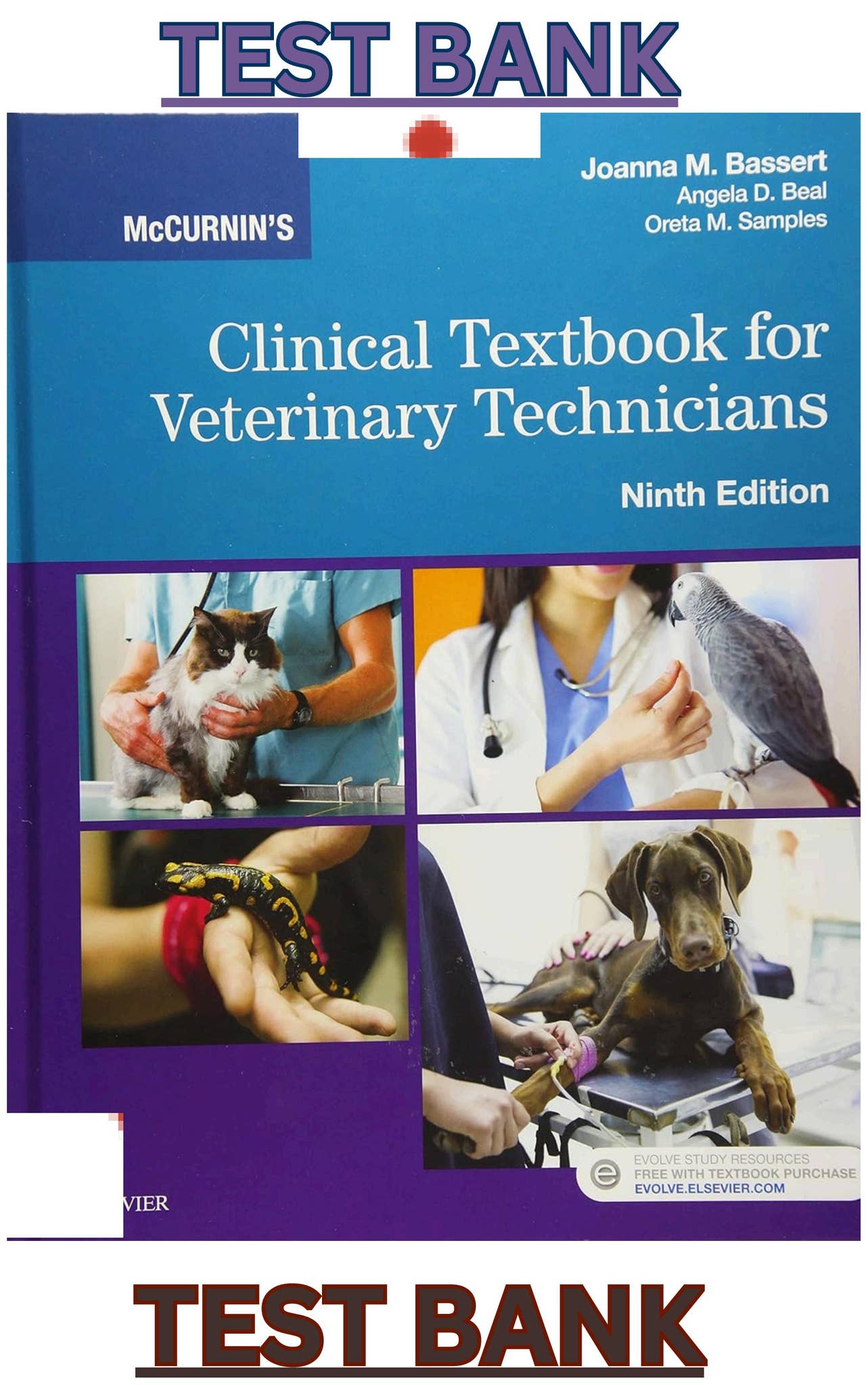 TEST BANK for McCurnin's Clinical Textbook for Veterinary Technicians ...
