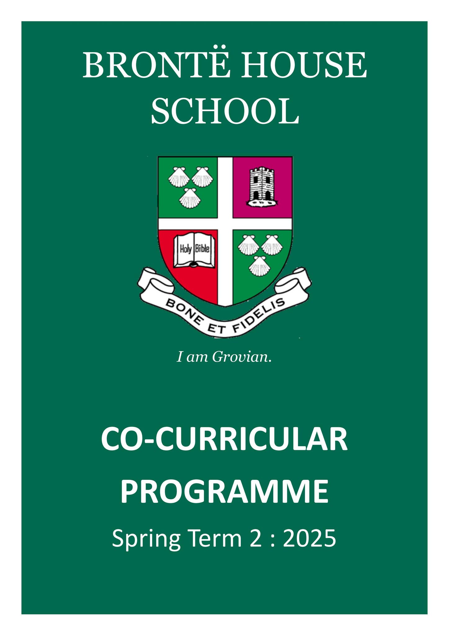 Bronte House Spring Term 2 20225 Co-Curricular Brochure by ...