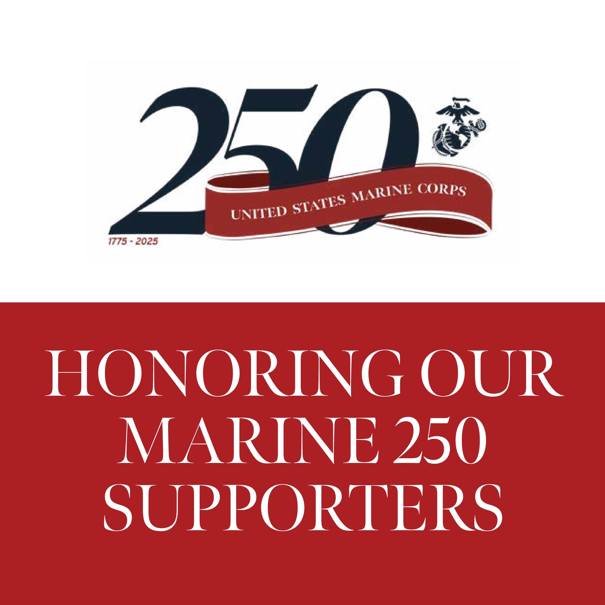 HONORING OUR MARINE 250 SUPPORTERS by Marine Corps Heritage Foundation ...