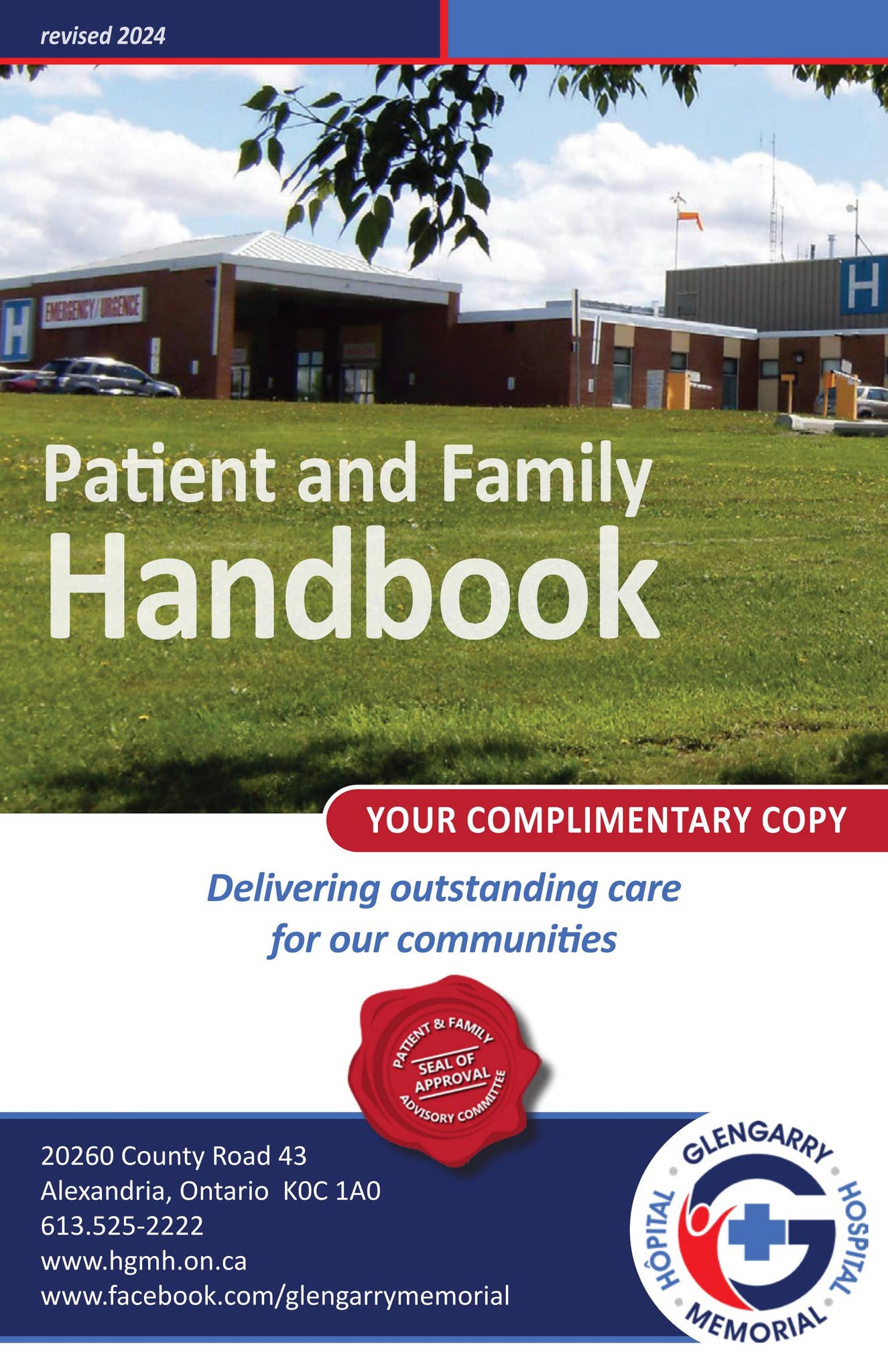 Glengarry Memorial Hospital Patient and Family Handbook by Willow ...