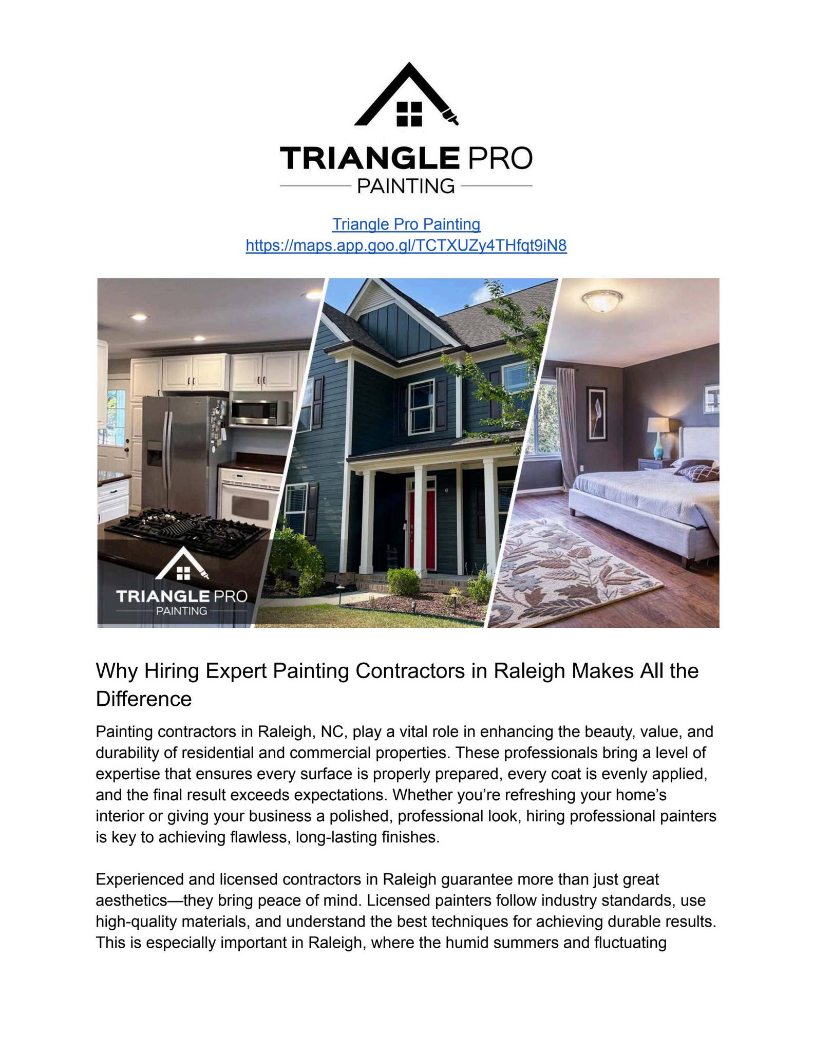 Painting Contractors Raleigh NC by Triangle Pro Painting - Issuu