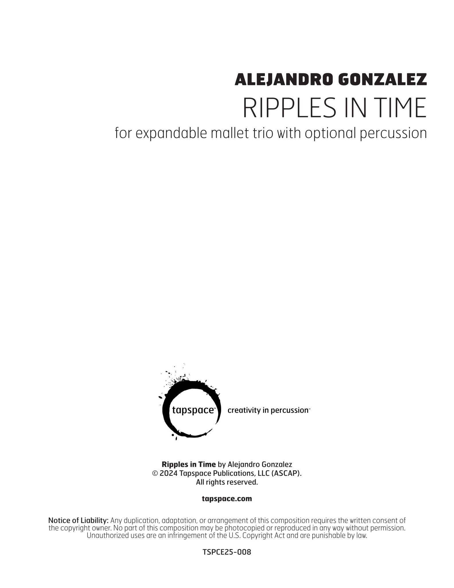 Ripples in Time-SAMPLE by Tapspace - Issuu