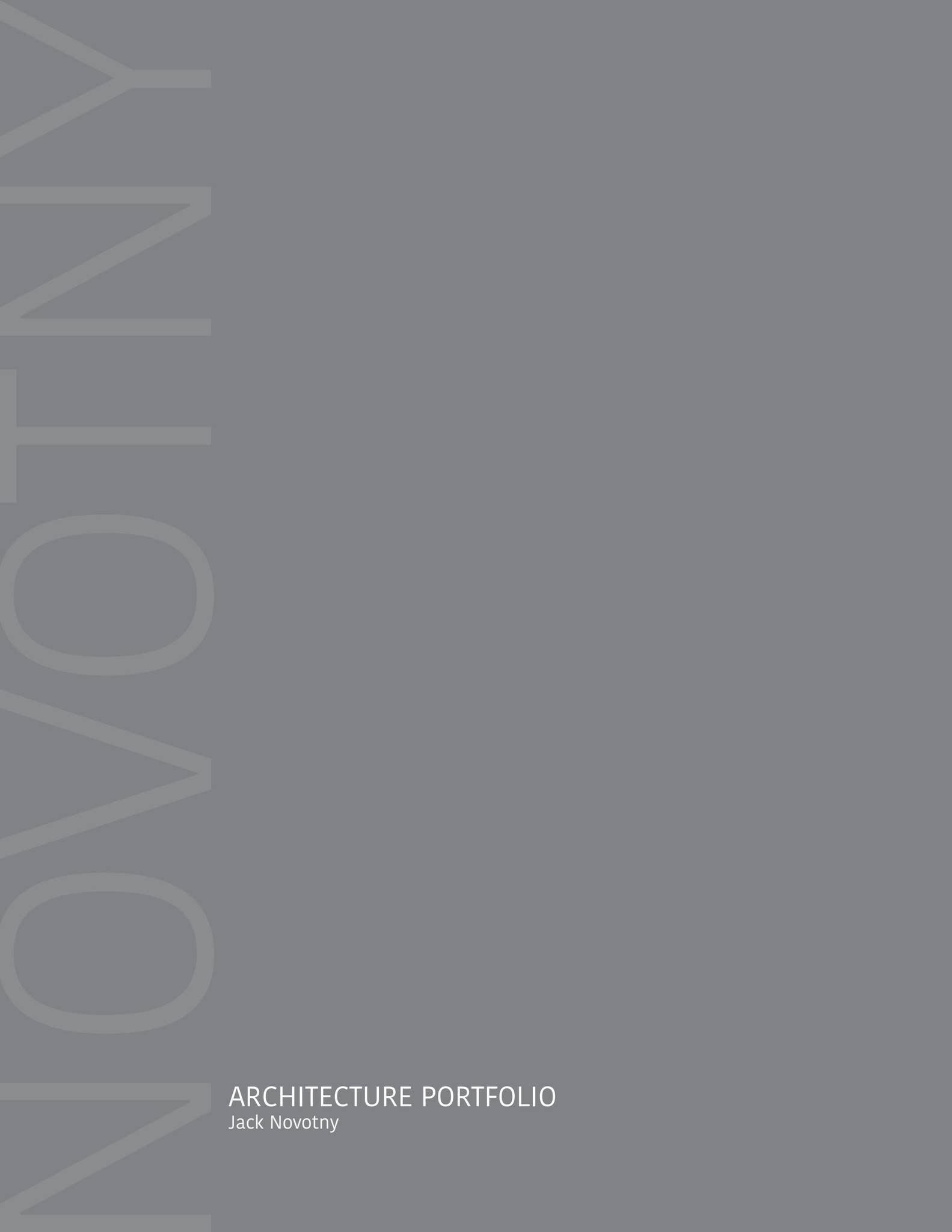 Jack Novotny Architecture Portfolio by Jack Novotny - Issuu