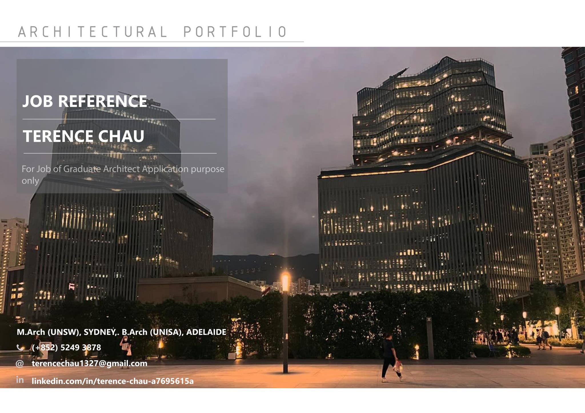 portfolio2025 for job application only by Terence Chau by Terence Chau ...