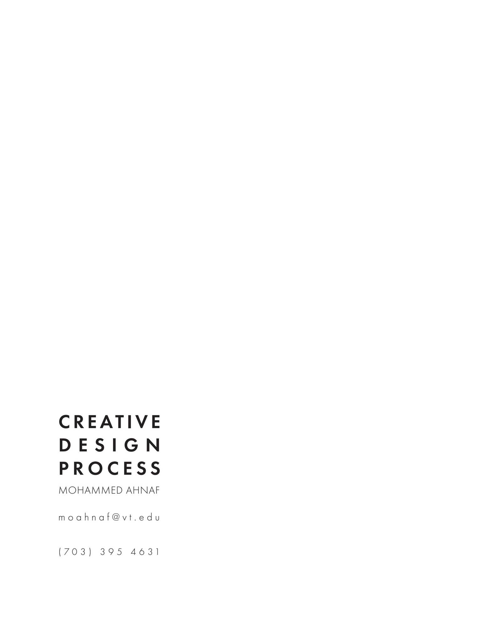 PORTFOLIO_AHNAF_25 by Mohammed Ahnaf - Issuu
