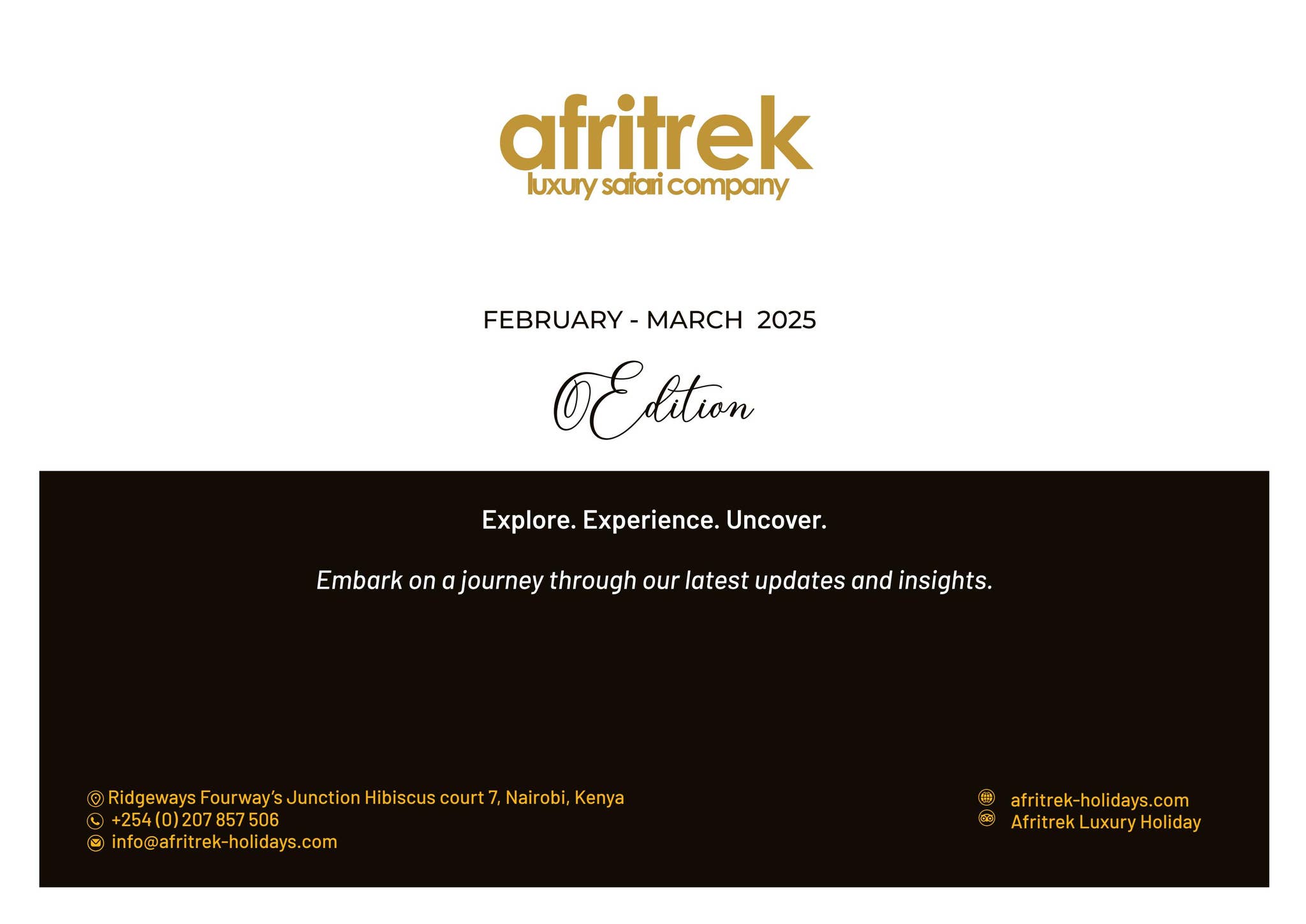 FINAL FEB - MARCH EDITION by Afritrek-Holidays - Issuu