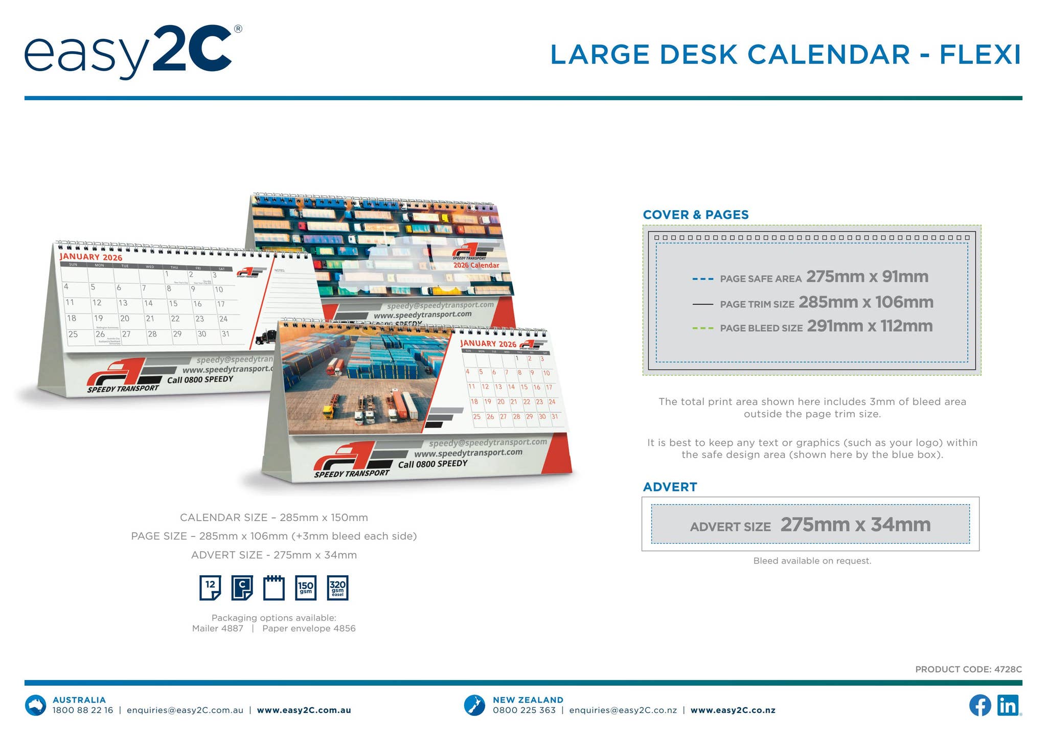 Large desk calendar - flexi - TT by easy2c - Issuu