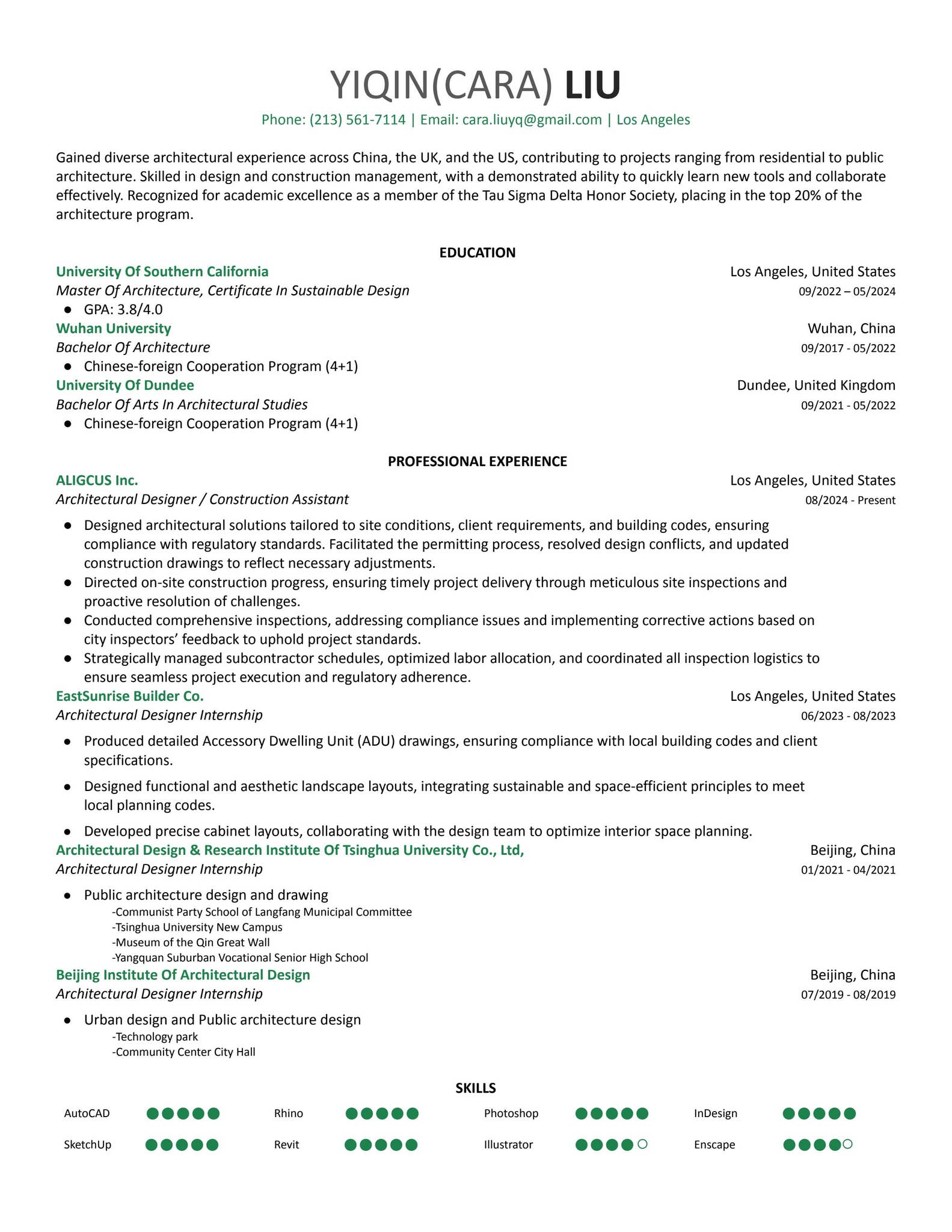 Yiqin(Cara) Liu Resume by Yiqin(Cara) Liu - Issuu