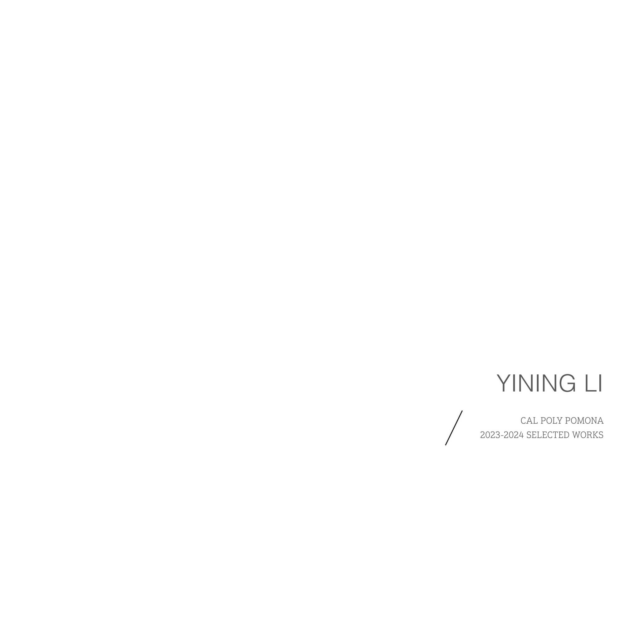 Yining Li Architecture Portfolio 2025 by Yining Li - Issuu