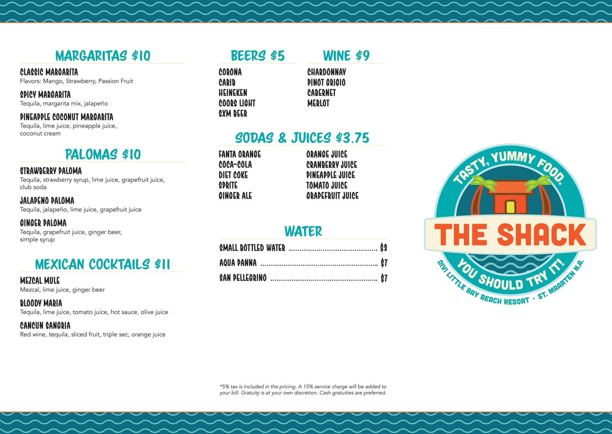 The Shack - Drinks Menu by Divi Resorts - Issuu
