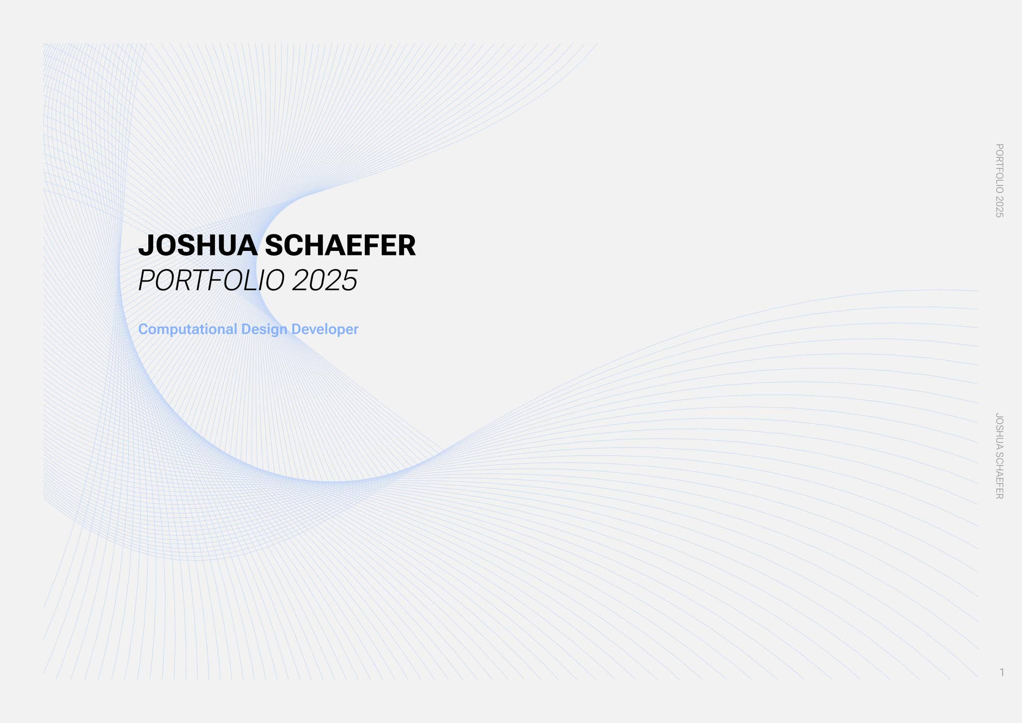 Schaefer_Joshua_Portfolio_2025 by upperwave - Issuu