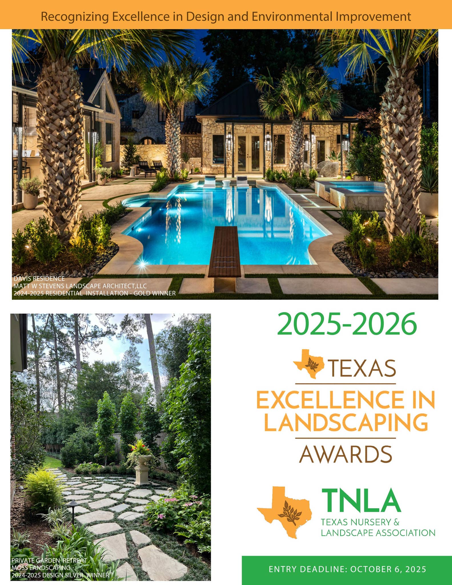 Texas Excellence in Landscaping Awards Brochure 2025 by Texas Nursery ...