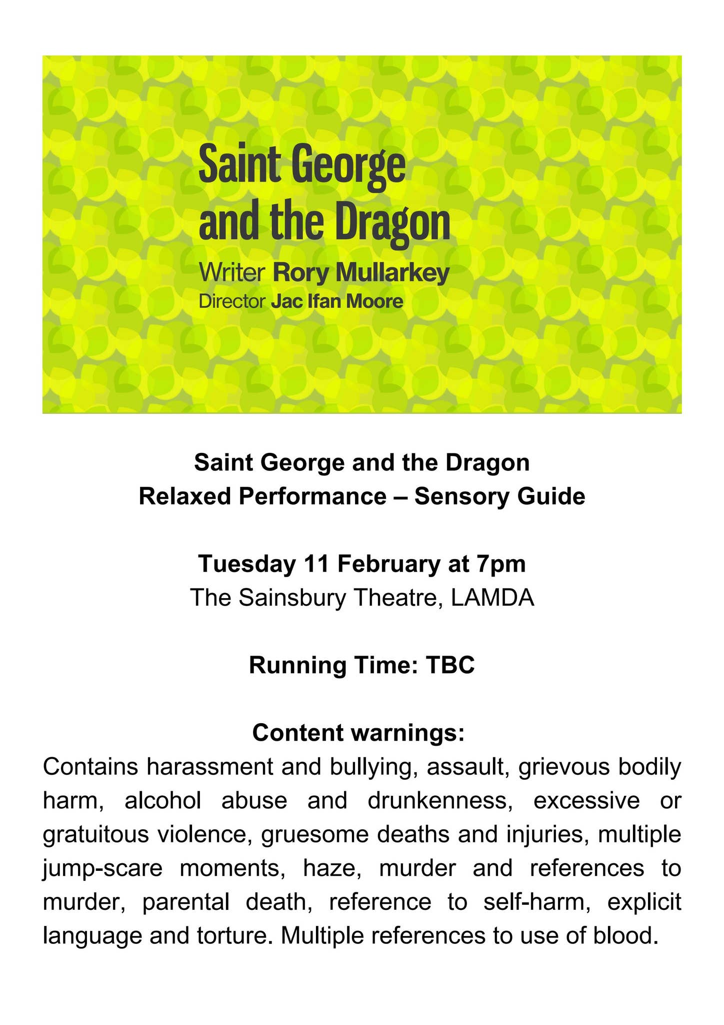 Saint George and the Dragon (Relaxed Performance Guide) by LAMDA - Issuu