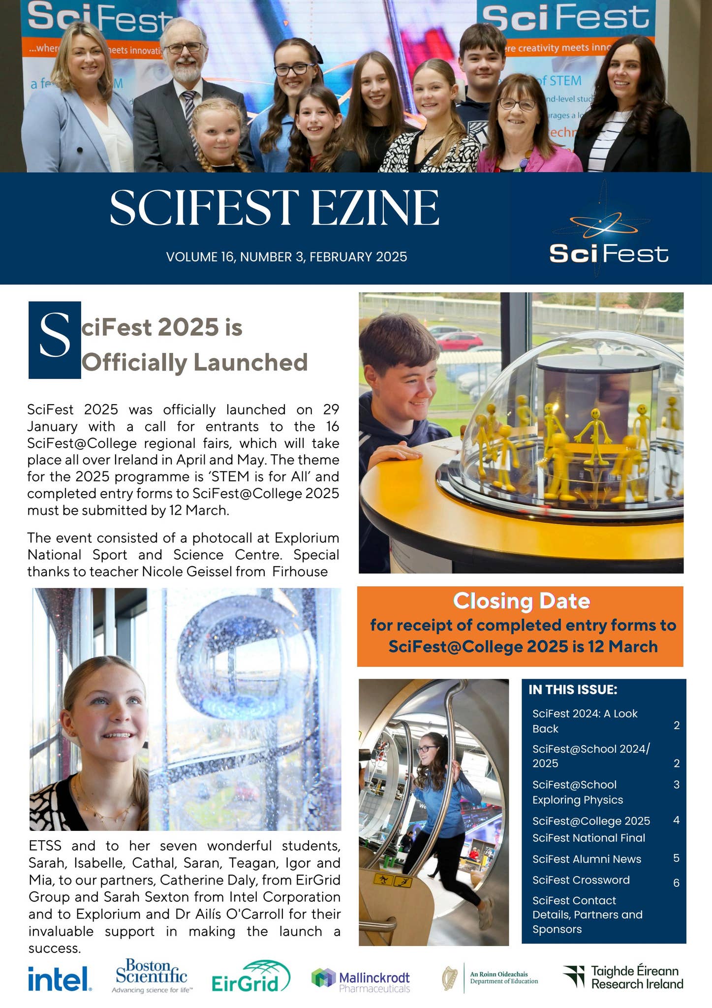 SciFest Ezine, Volume 16, Number 3, February 2025 r by SciFest Ireland ...