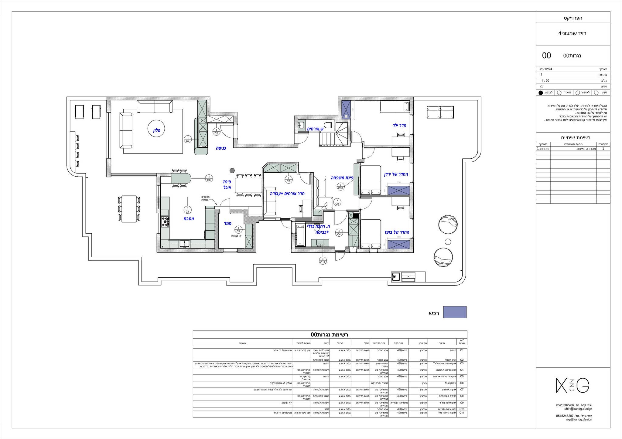 Roy Gidali - Interior Design project #3 - REVIT COURSE by ish-revit - Issuu