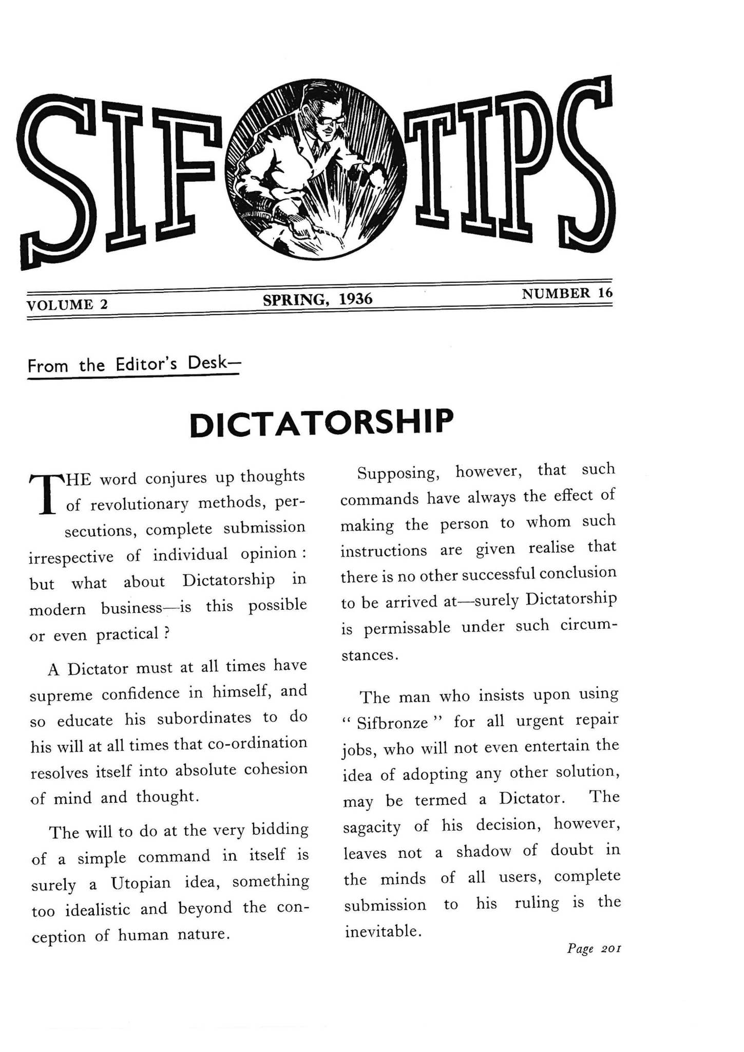 Sif Tips 1936 by Weldability Sif - Issuu