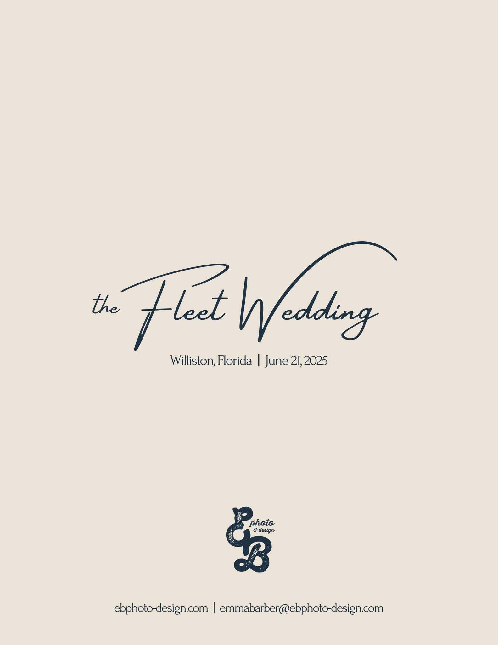 The Fleet Wedding - EB Photo & Design by EB Photo & Design - Issuu