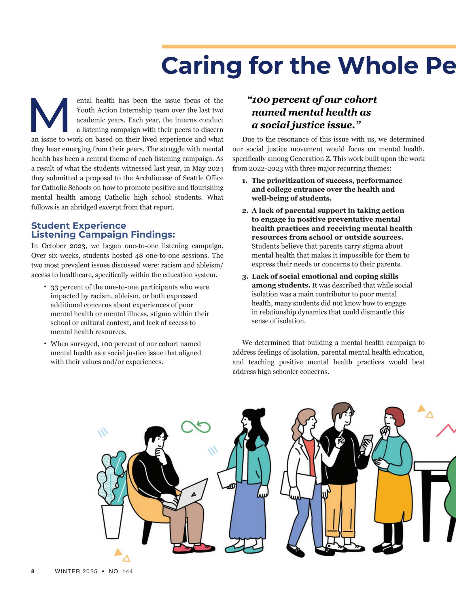 Caring for the Whole Person in Catholic Schools by Intercommunity Peace ...