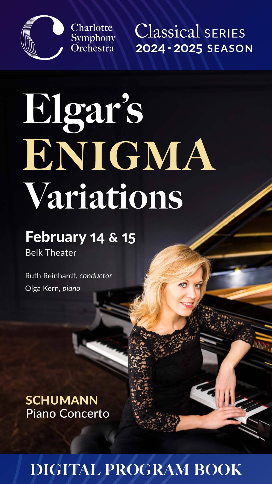 CSO Elgar's Enigma - program 02-14-25 by Charlotte Symphony Orchestra ...