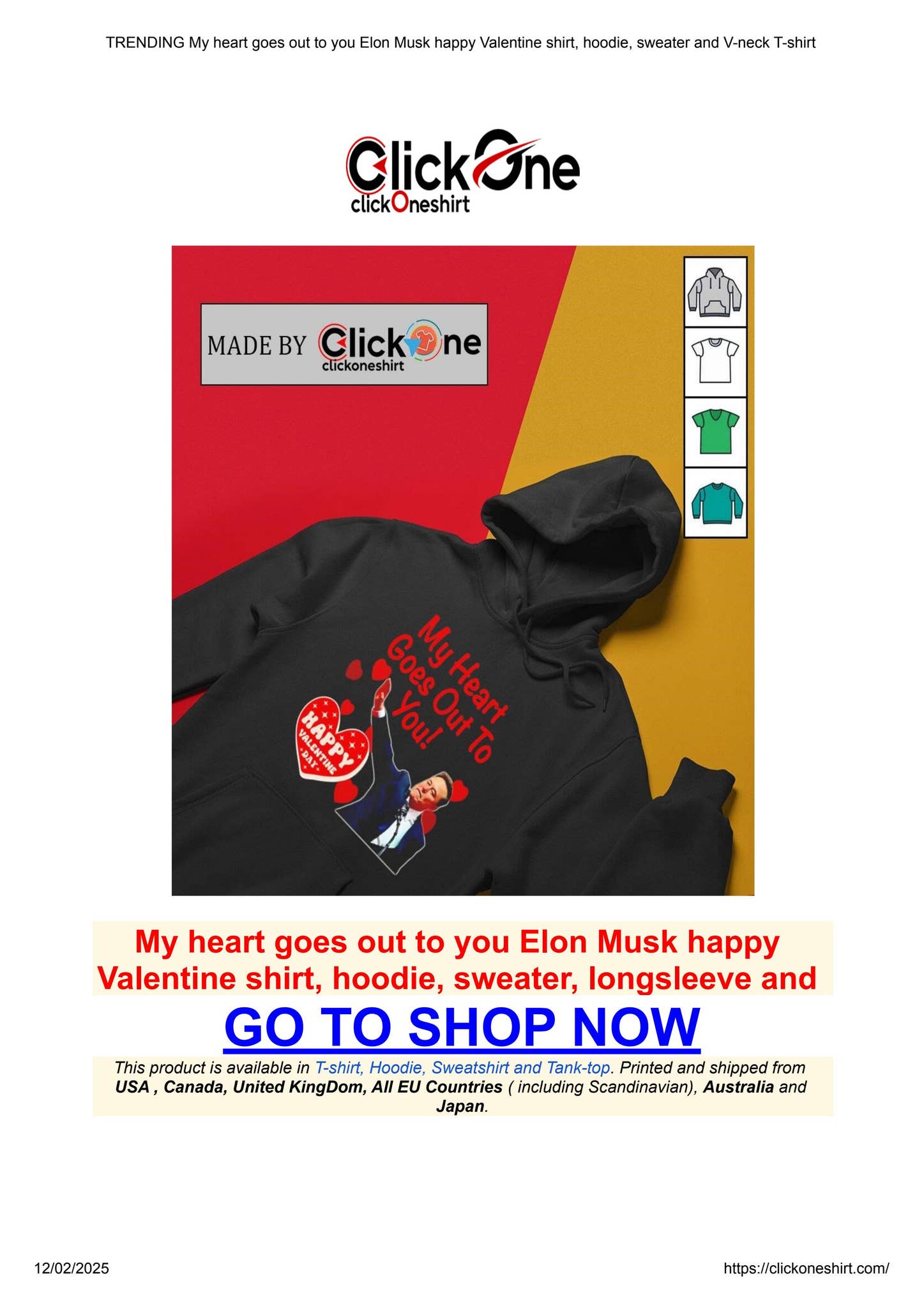 My heart goes out to you Elon Musk happy Valentine shirt by Design AT ...