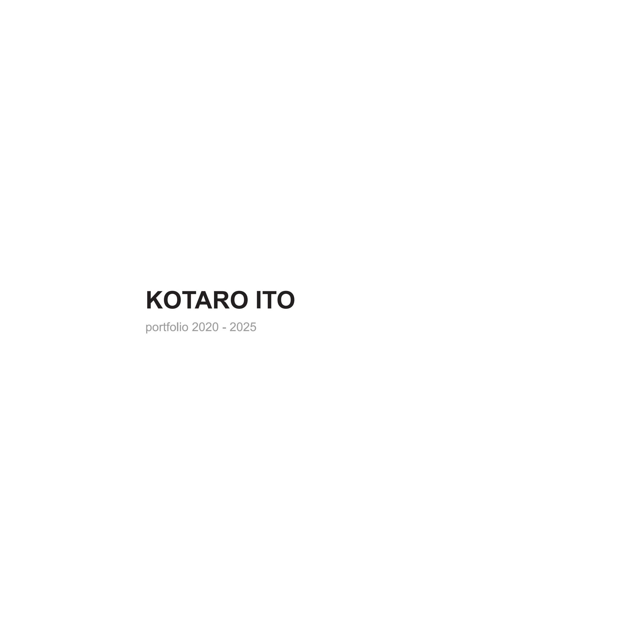 Kotaro Ito Architectural Portfolio [2025] by Kotaro Ito - Issuu