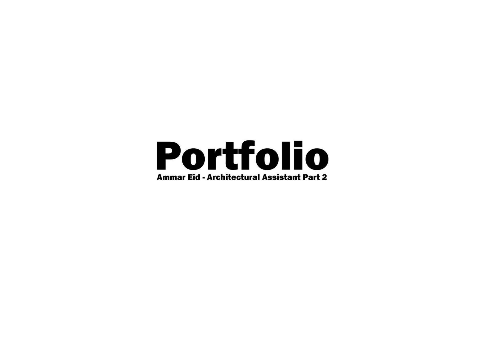 Architectural Designer - Ammar Eid - Portfolio & CV by Ammar.Eid - Issuu
