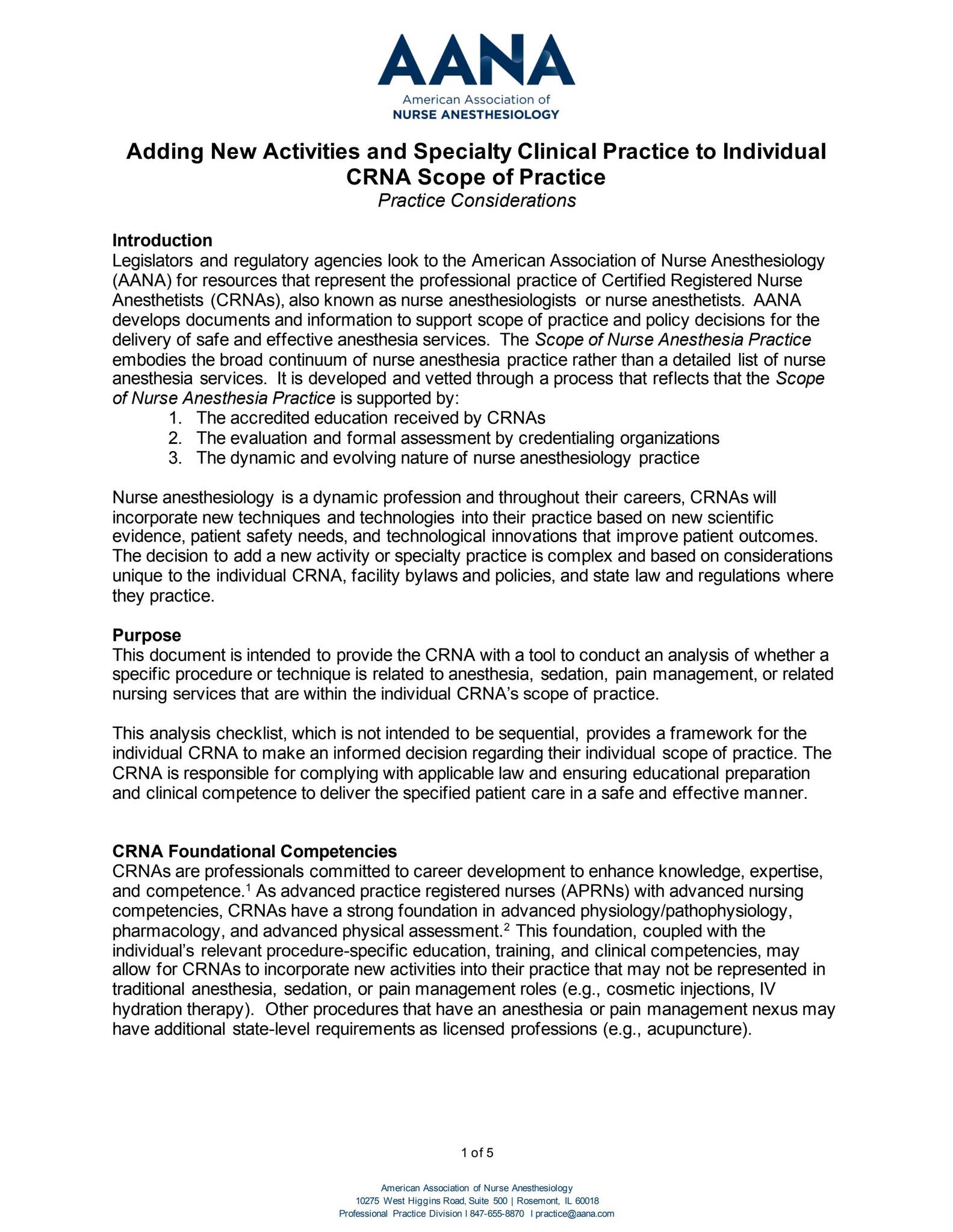 Adding New Activities and Specialty Clinical Practice to Individual ...