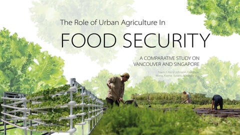 The Role of Urban Agriculture In Food Security by Kaena Sutanu - Issuu
