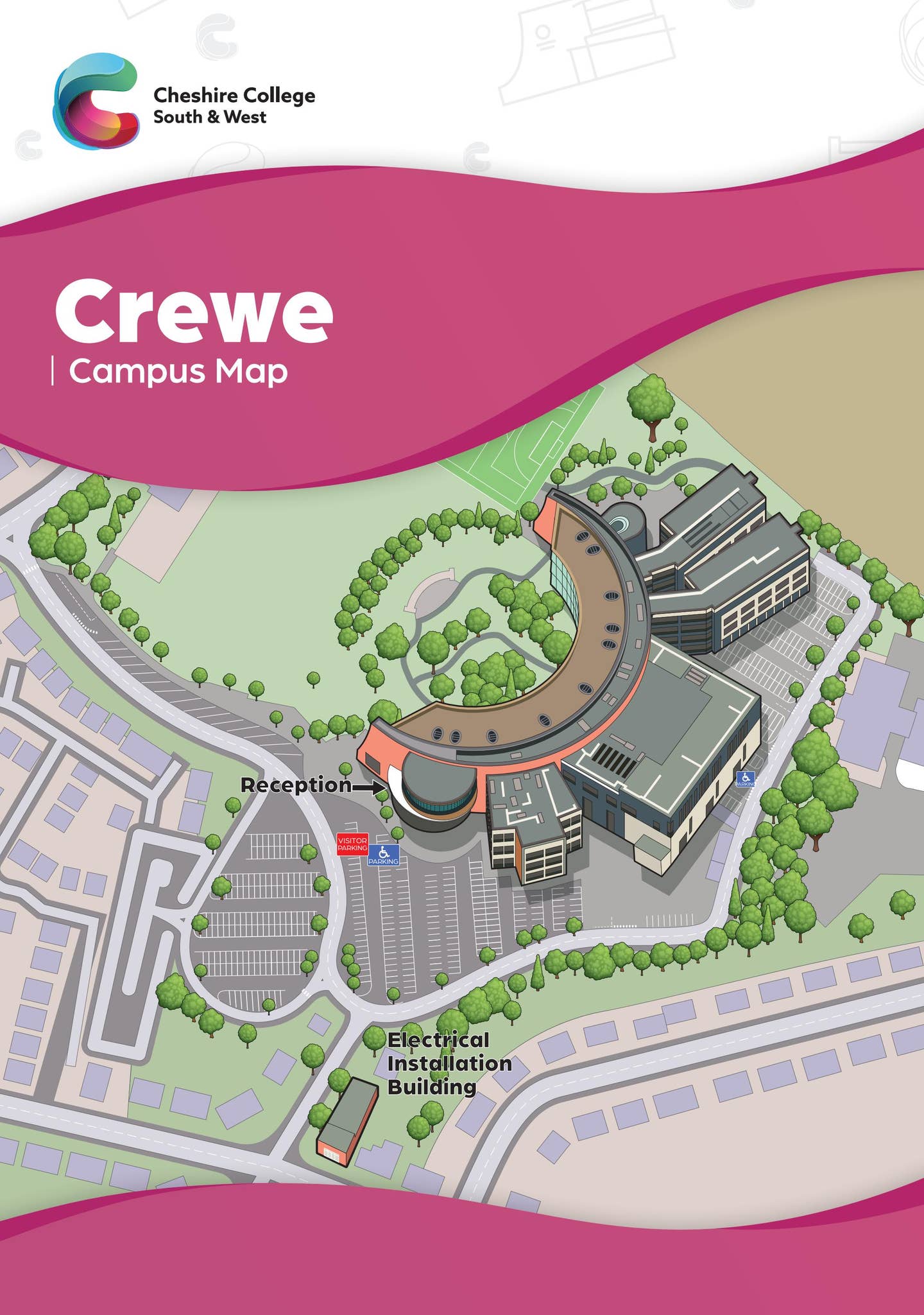 Crewe Campus Map by Cheshire College - South & West - Issuu