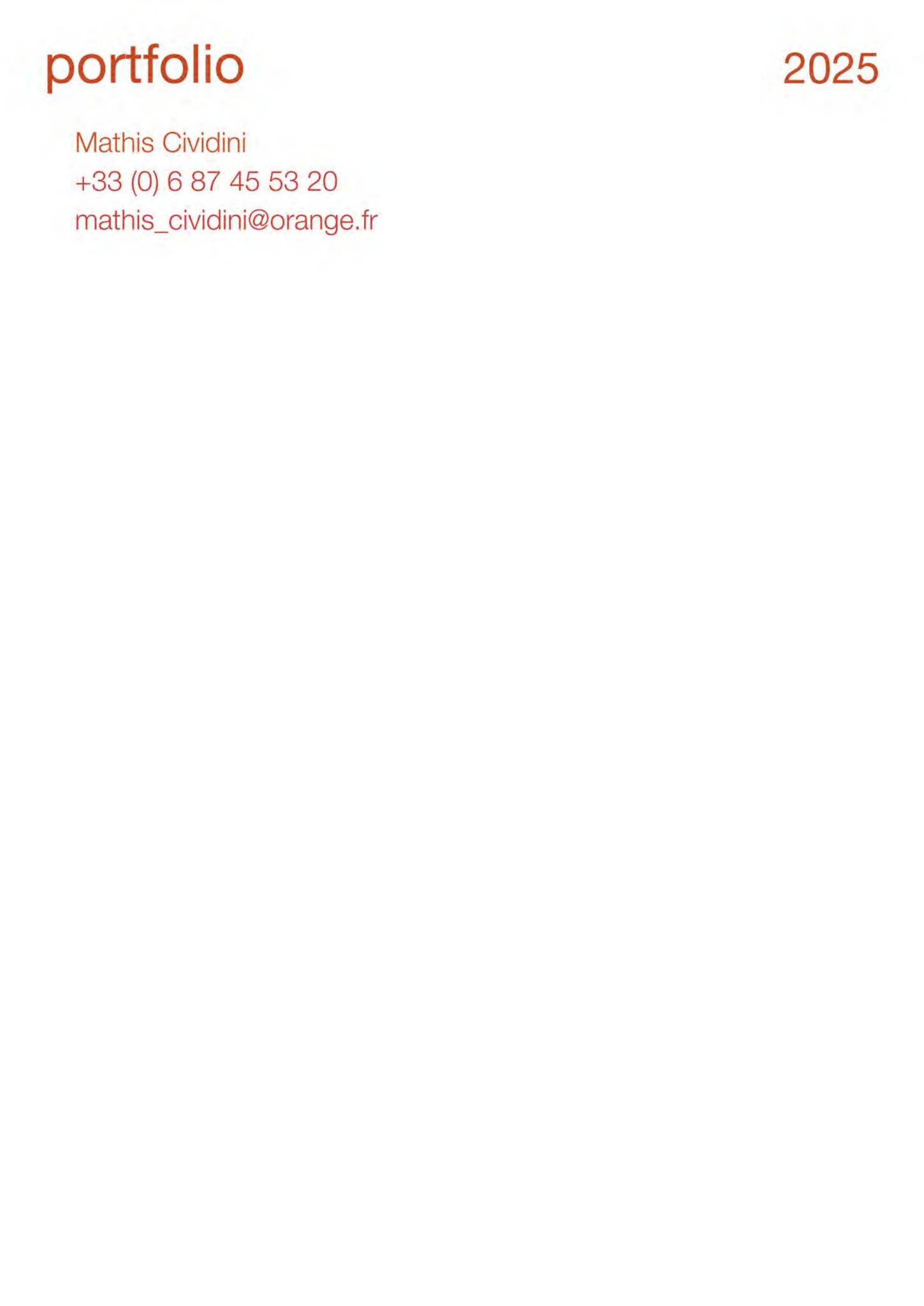 CIVIDINI Mathis Portfolio 2025 by CIVIDINI_Mathis - Issuu